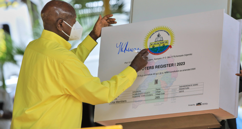 Museveni launches NRM membership register update | National Resistance ...